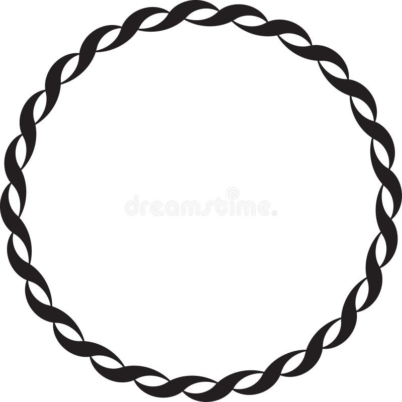 Simple, but Stylish Round Floral Decor. Vintage Frame for Your Design ...