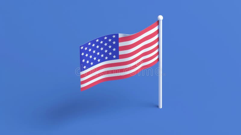 Simple and Stylish Theme Featuring a Single Flag for Patriot Day. Stock ...