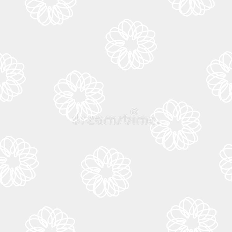 Simple Stylize Flower Repeat Pattern Design Stock Vector - Illustration ...