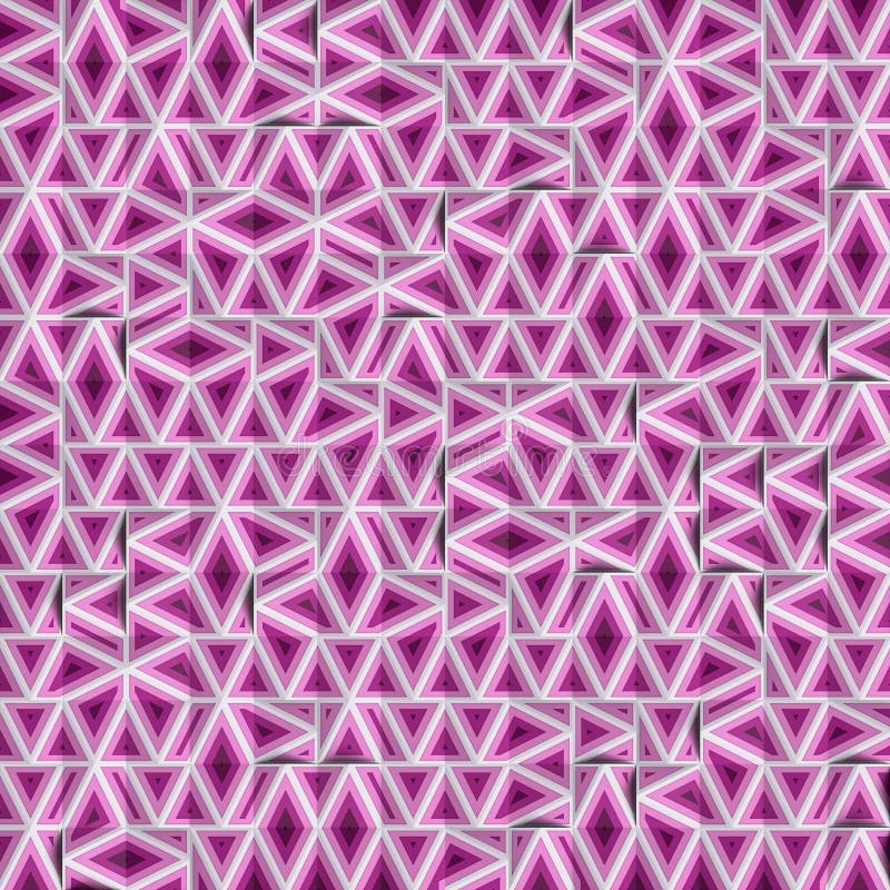 Simple Stylized Pattern of Colored Geometric Shapes. 3d Rendering ...