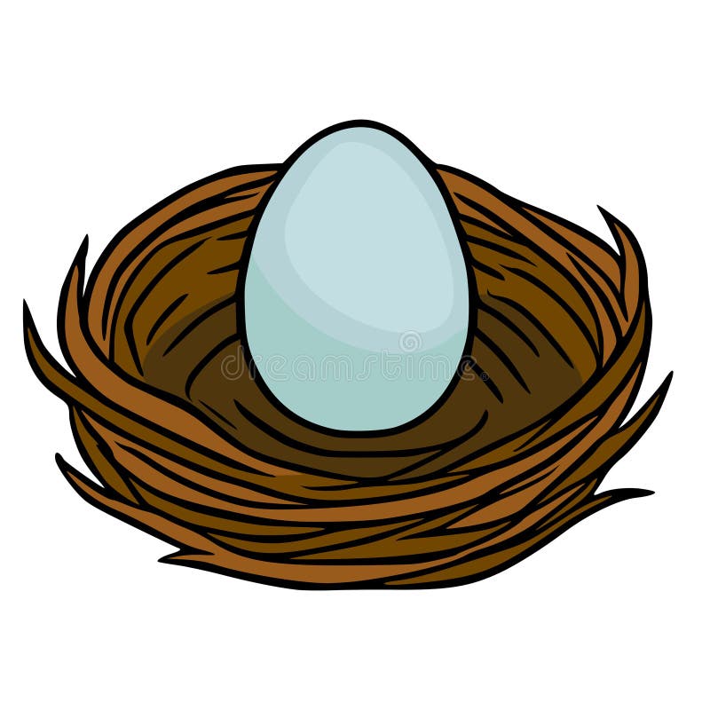 Stylized Blue Nest Stock Illustrations – 484 Stylized Blue Nest Stock ...