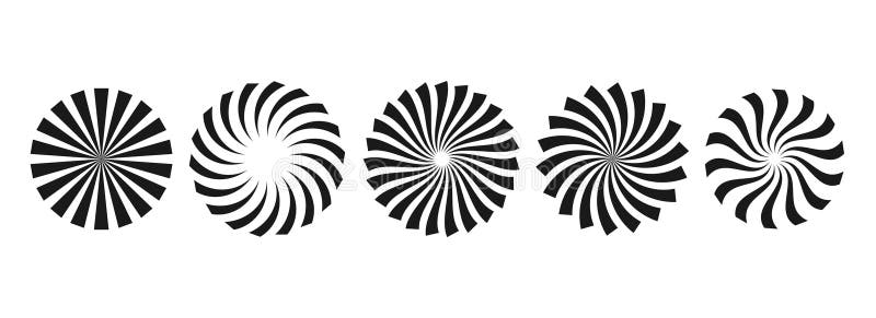 Circular Graphic Elements Rays Line Stock Illustrations – 59 Circular ...