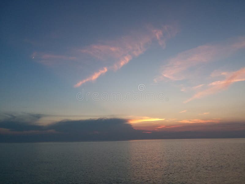Simple Sunset stock image. Image of simple, sunset, cloud - 180924495