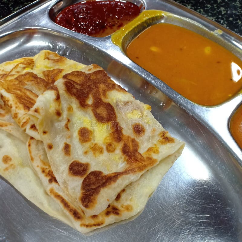 Roti Telur Or Bread With Eggs, Popular Indian Cuisine That Is Savored ...