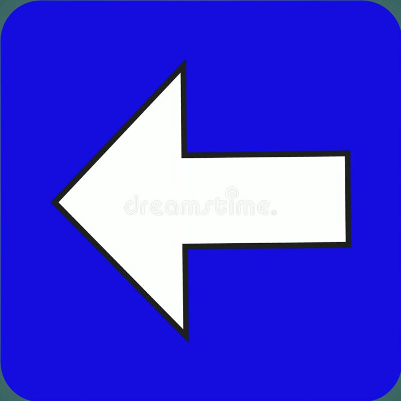 Simple Symbol Blue and White Color Stock Illustration - Illustration of ...