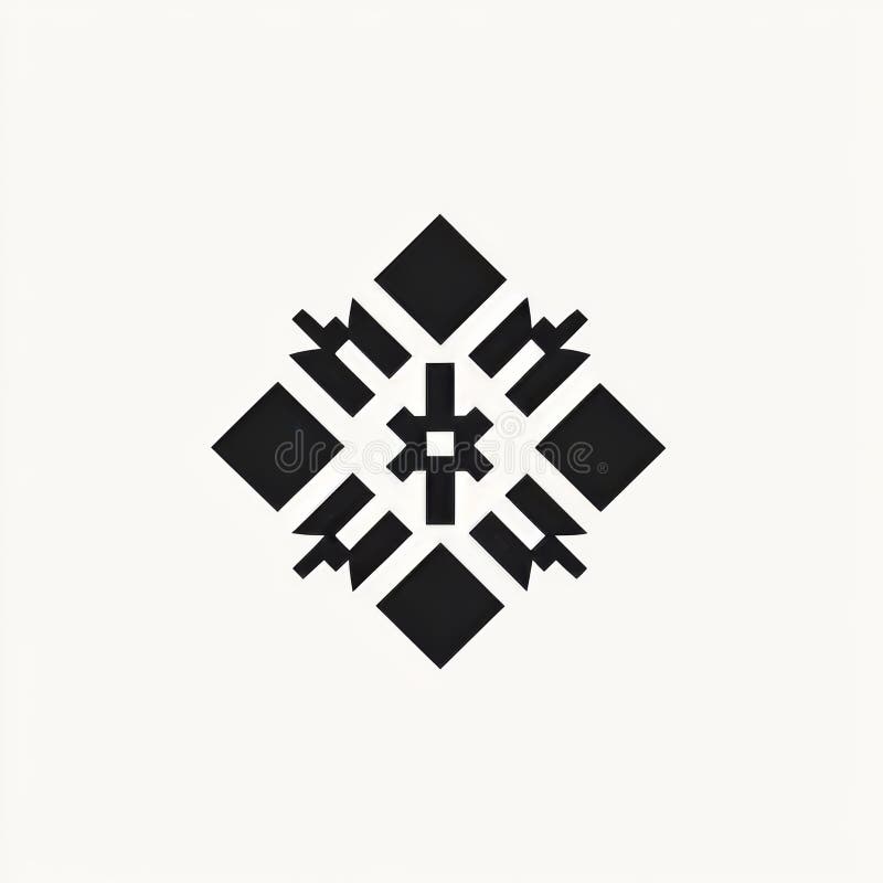 Simple Symbol Icon with Snowflake Shape. Design Element. Illustration ...