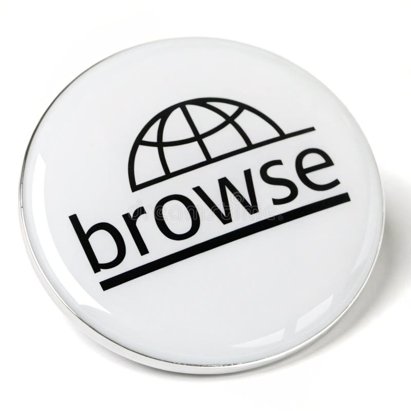 Website Browse Symbol Isolated on White Background Stock Illustration ...