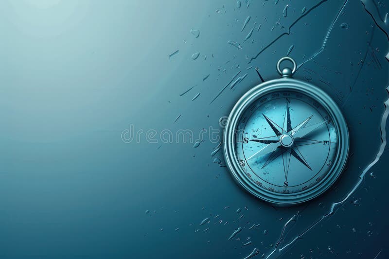 A Simple and Symbolic Compass with Clear Lines, Ideal for Navigation ...