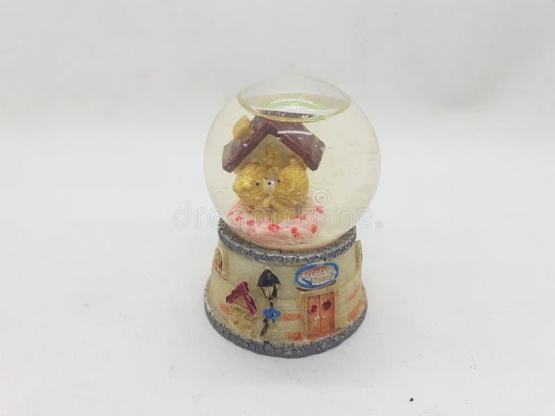 A Simple Table Decoration on White Isolation Background Stock Photo ...