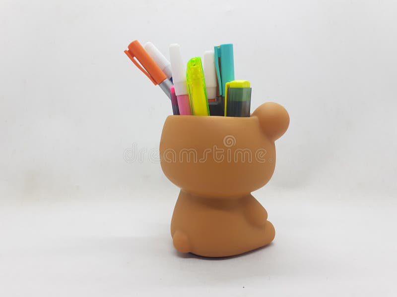 A Simple Table Decoration on White Isolation Background Stock Photo ...