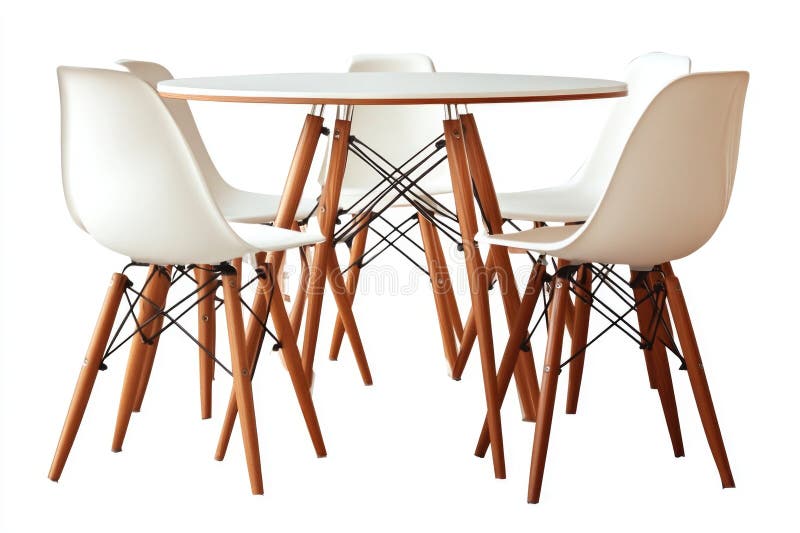 A Simple Table with Four Chairs, Ideal for Small Gatherings or Everyday ...