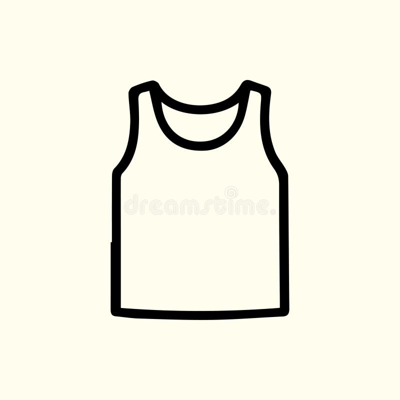 Tank Top Outline Stock Illustrations – 3,554 Tank Top Outline Stock ...