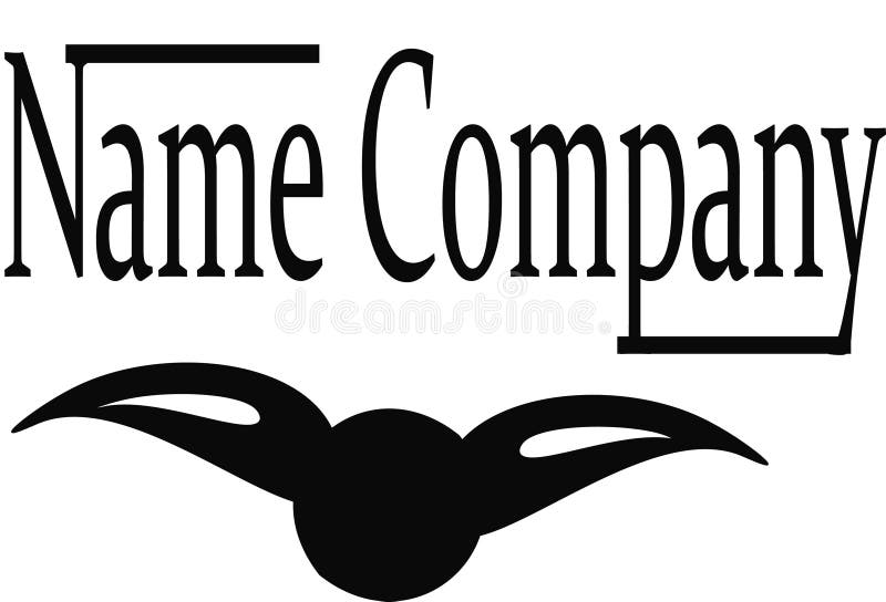 Logo company name stock vector. Illustration of company - 110036347