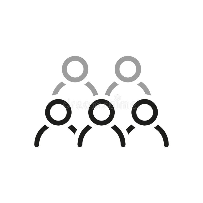Simple of Team Work Related Vector Line Icon. Contains Such Icon As ...