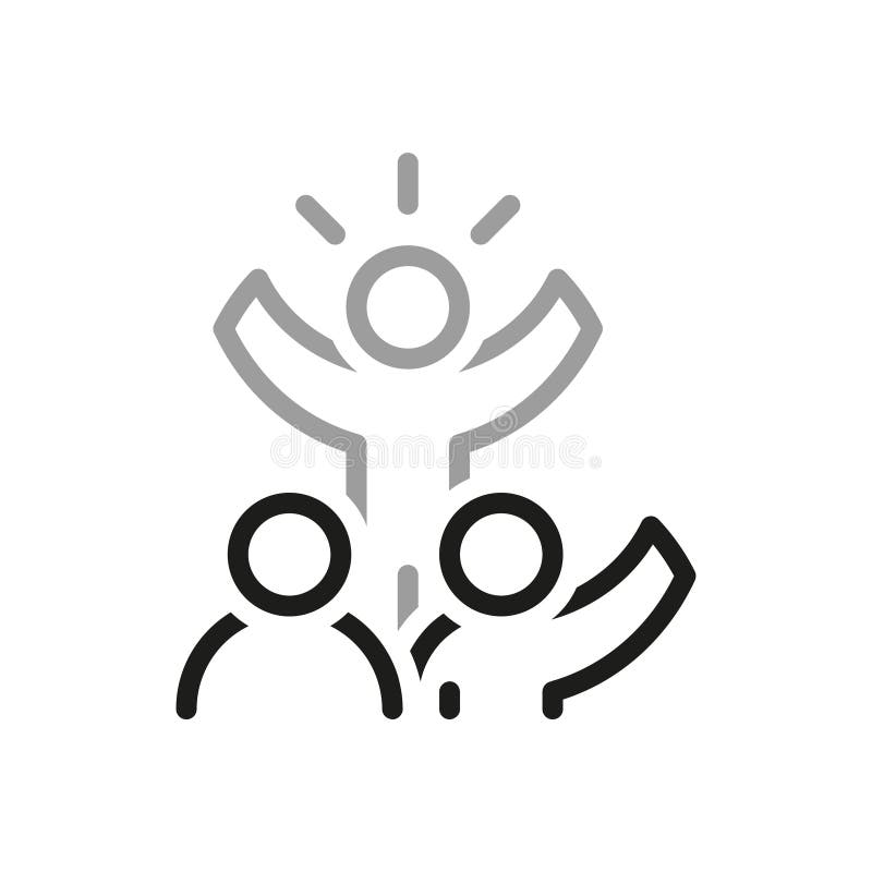 Simple of Team Work Related Vector Line Icon. Contains Such Icon As ...