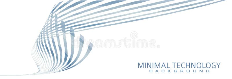 Simple Tech Background with Curved Shape. Minimal Vector Pattern Stock ...