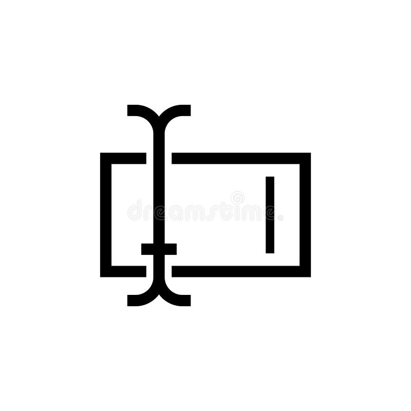 Simple Text Insert Marker. Type Input Mouse Cursor Stock Vector ...