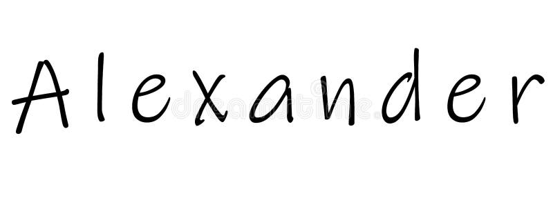 Simple text name design stock illustration. Illustration of shape ...