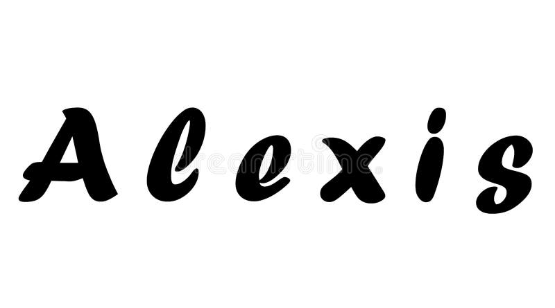 Simple text name design stock illustration. Illustration of card ...