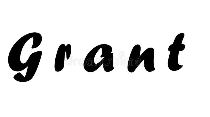 Simple text name design stock illustration. Illustration of sign ...