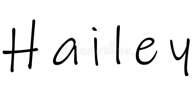 Hailey Name Stock Illustrations – 14 Hailey Name Stock Illustrations ...