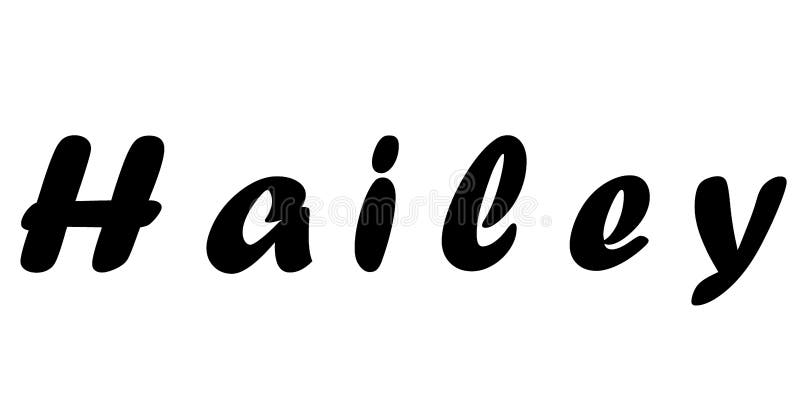 Hailey Name Stock Illustrations – 14 Hailey Name Stock Illustrations ...
