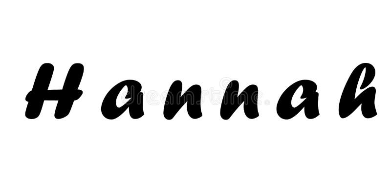 Simple text name design stock illustration. Illustration of brush ...