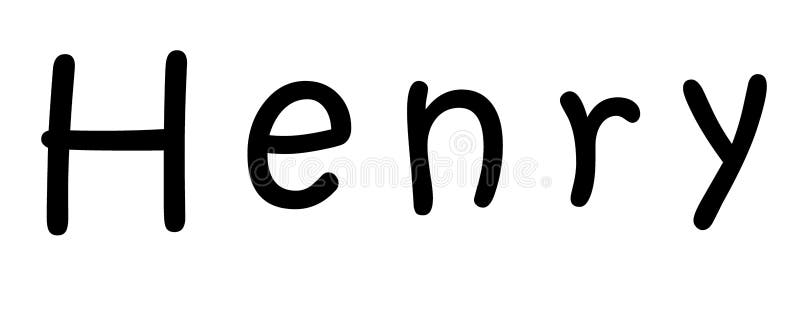 Font Henry Stock Illustrations – 27 Font Henry Stock Illustrations ...
