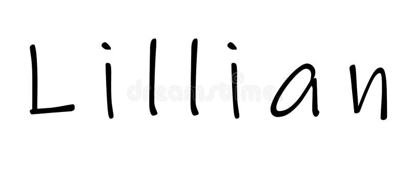 Simple text name design stock illustration. Illustration of sketch ...