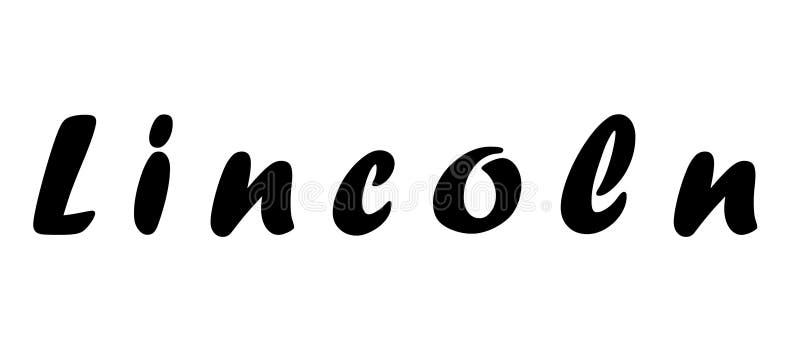 Simple text name design stock illustration. Illustration of type ...