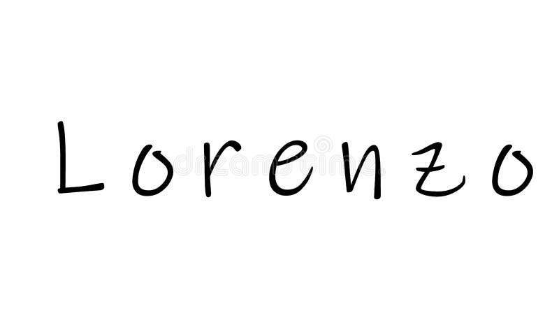 Simple text name design stock illustration. Illustration of sign ...