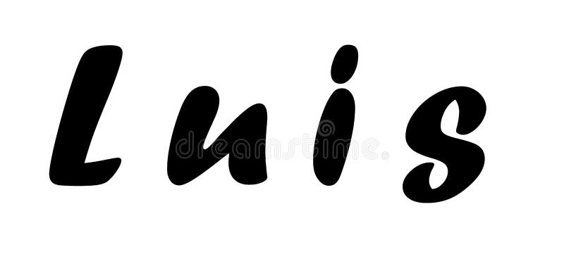 Simple text name design stock illustration. Illustration of graphic ...