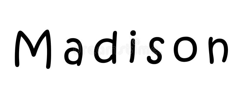 Lettering Madison Stock Illustrations – 54 Lettering Madison Stock ...