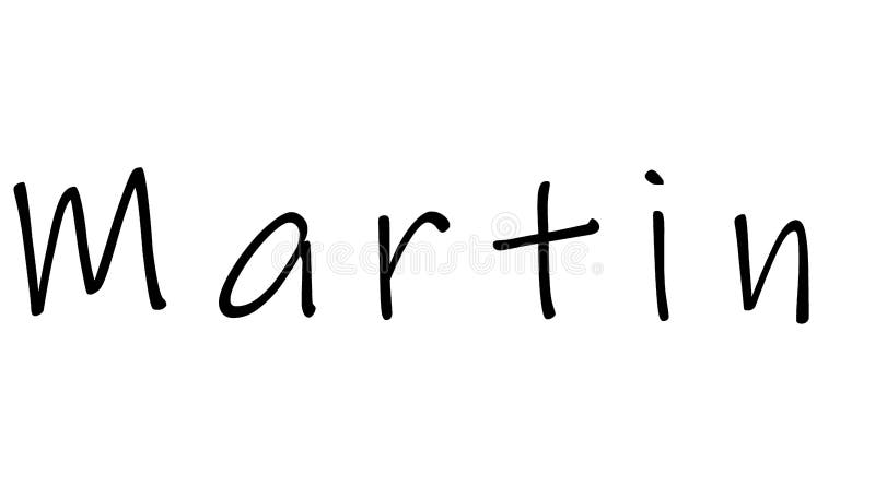 Martin Name Stock Illustrations – 68 Martin Name Stock Illustrations ...