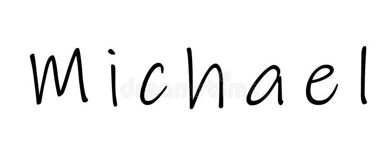 Simple text name design stock illustration. Illustration of drawn ...