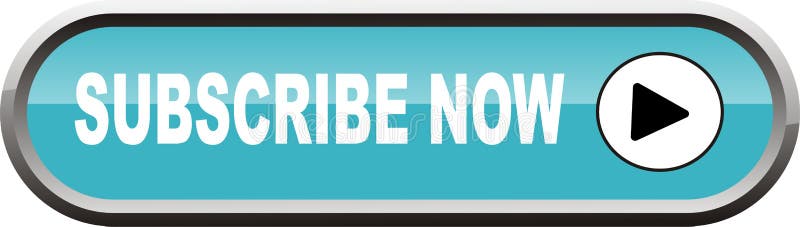 Simple Text on Subscribe Now Web Button on Isolated Background Stock ...