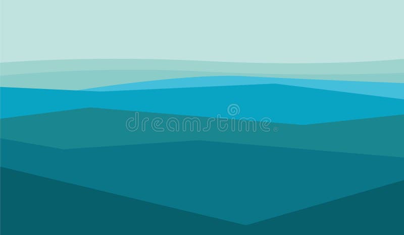 Simple Texture of Mountains in Outlines Stock Illustration ...