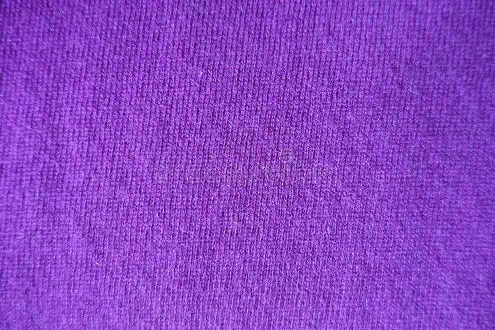 Simple Thin Violet Knitted Fabric Stock Image - Image of knitting ...
