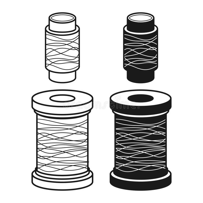 Thread Spool Outline Stock Illustrations – 4,565 Thread Spool Outline Stock Illustrations ...