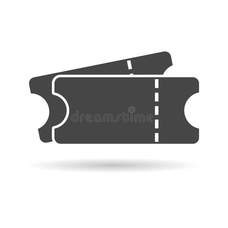 Simple Ticket Logo with Dollar Symbol in the Center Stock Vector ...