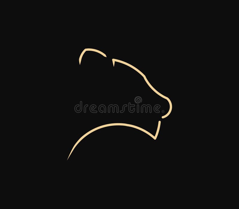 Simple Tiger Face Logo Design. Tiger Logo Template Stock Vector ...