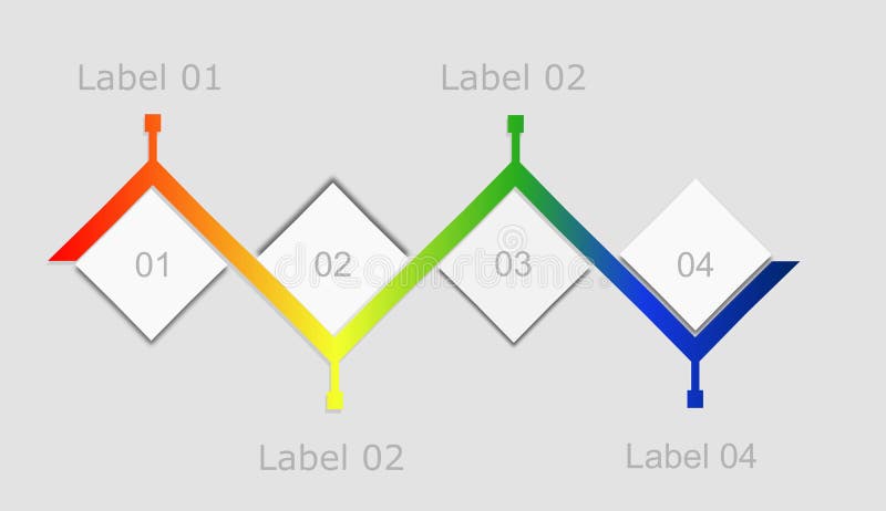 Simple Timeline Info Graphic Design Template Stock Illustration ...