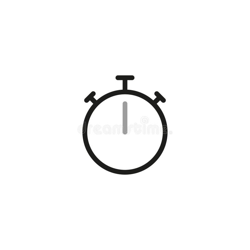 Simple of Timers Related Icons. Stopwatch or Timer. Vector Illustration ...