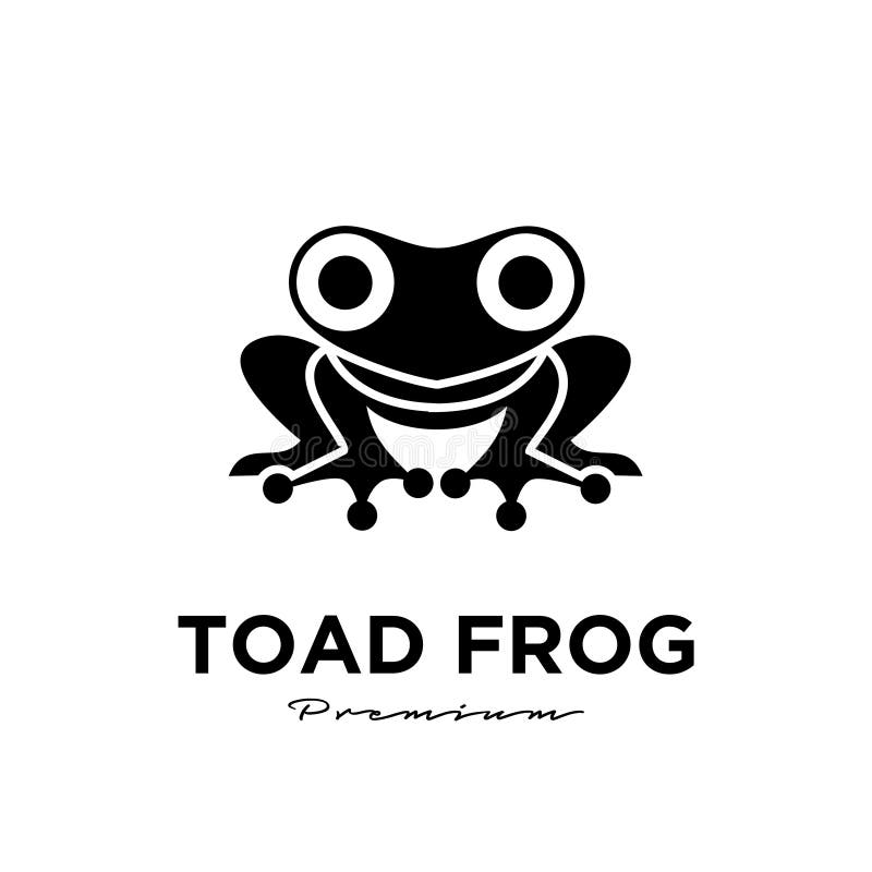 Big Toad Vector Logo Design Stock Illustration - Illustration of ...