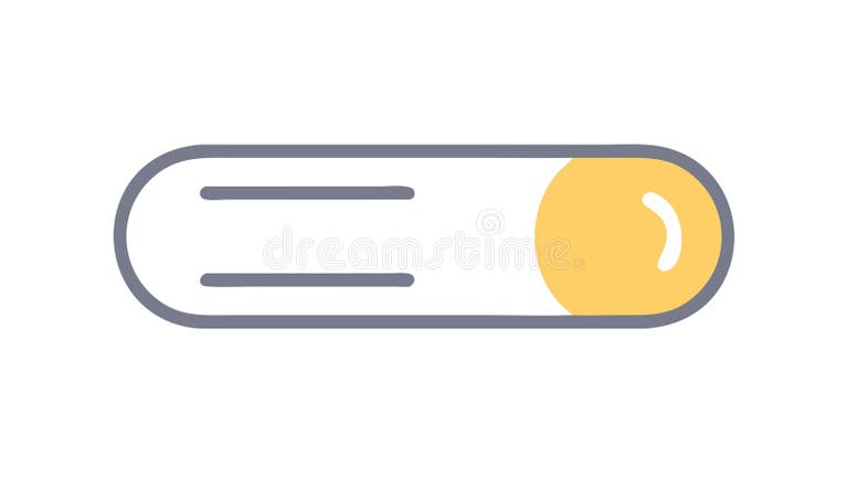 Simple Toggle Switch Control Icon, on Off Function Interface, Vector Design Generative AI Stock ...