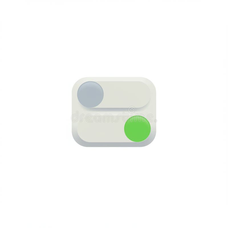 A Simple Toggle Switch Icon with a Rounded Rectangular Shape. the ...