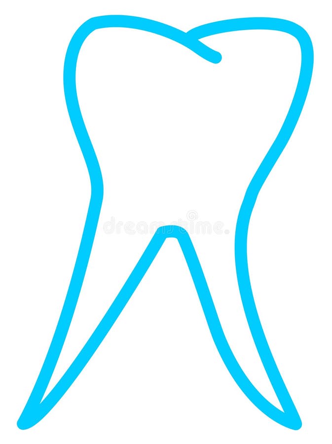 Simple Tooth Logo stock vector. Illustration of clean - 187558099