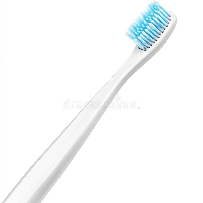 A Simple Toothbrush on White Background Stock Image - Image of detailed ...