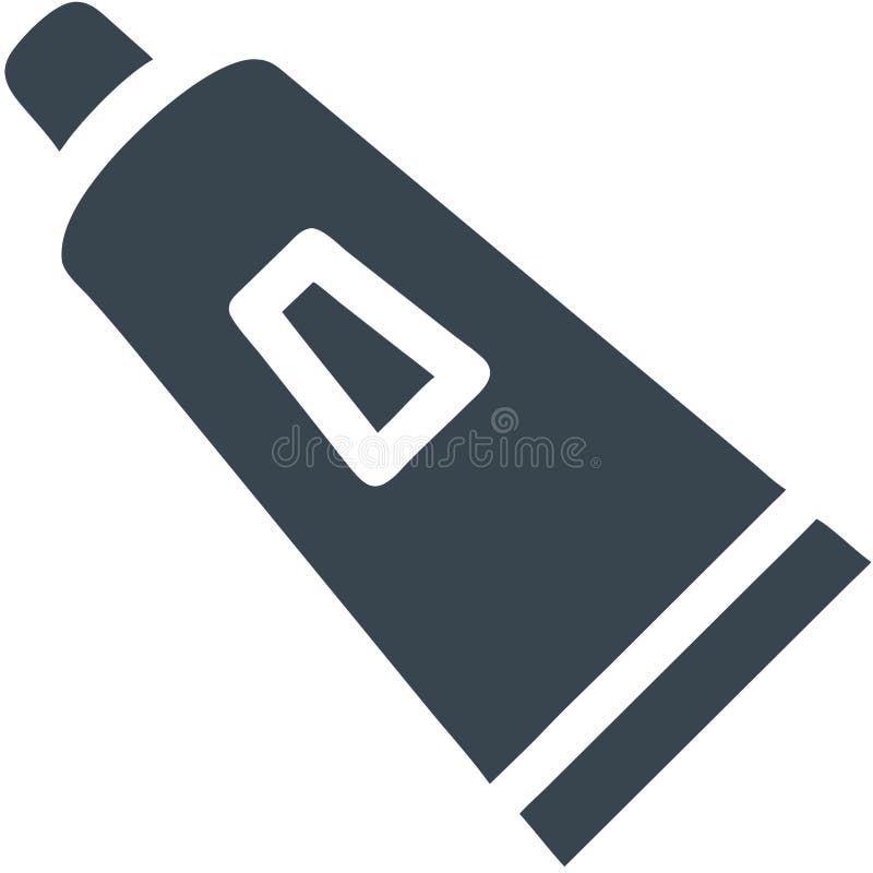 Simple Toothpaste Tube Vector for Dental Care and Hygiene Graphics ...