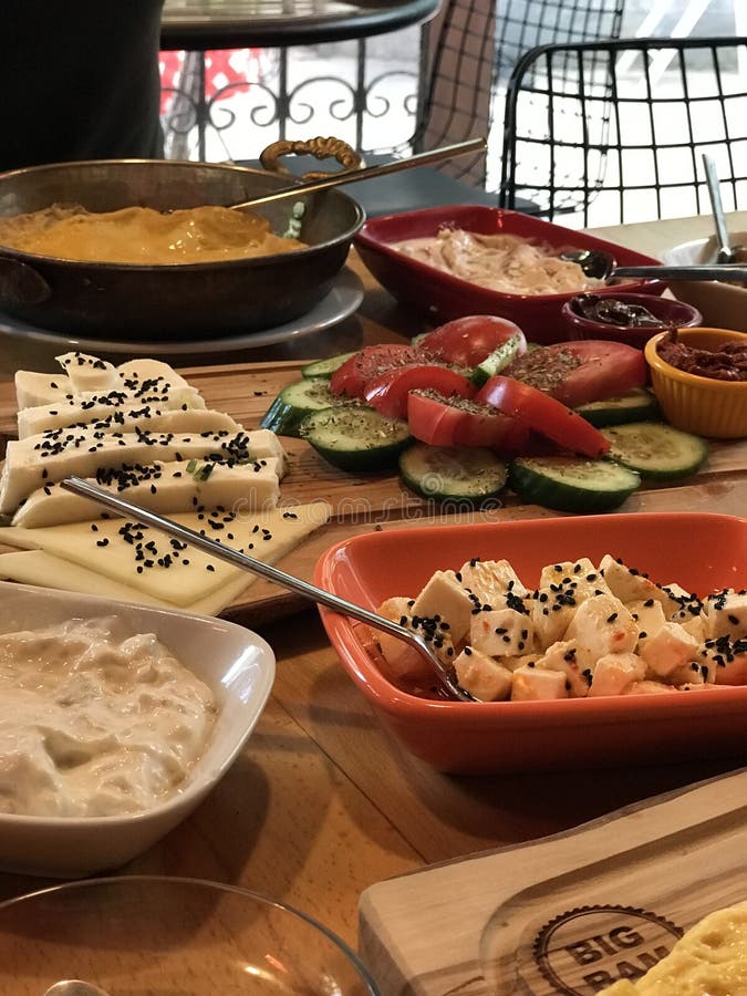 Simple Traditional Turkish Breakfast Stock Image - Image of turkish ...